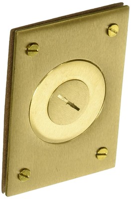 Receptacles & Outlets - Hubbell Floor Box Brass Covers