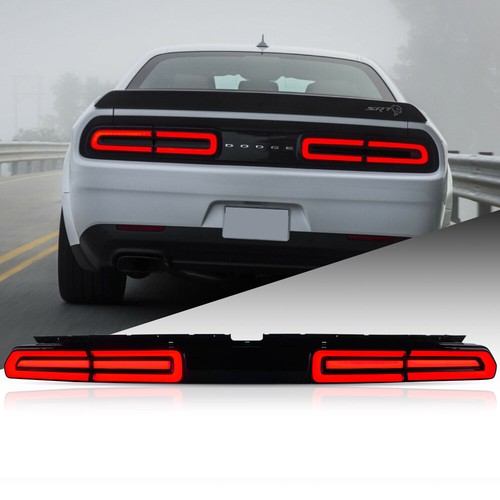 For Dodge Challenger 2008-2014 Smoked Lens LED Tail Lights Sequentia ...