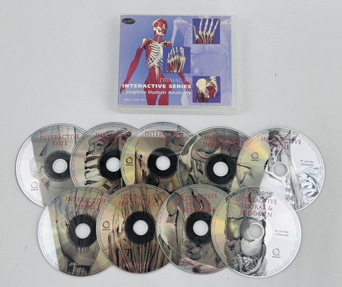 Primal 3D Interactive Series Complete Human Anatomy (9 CD-ROMs PC ...