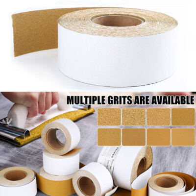 Sticky Back Sandpaper Roll 2-3/4" x22yds PSA 60 80 120 180 220 320 400 ...