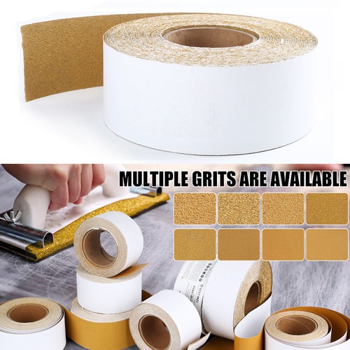 Sticky Back Sandpaper Roll 2-3/4" x22yds PSA 60 80 120 180 220 320 400 ...