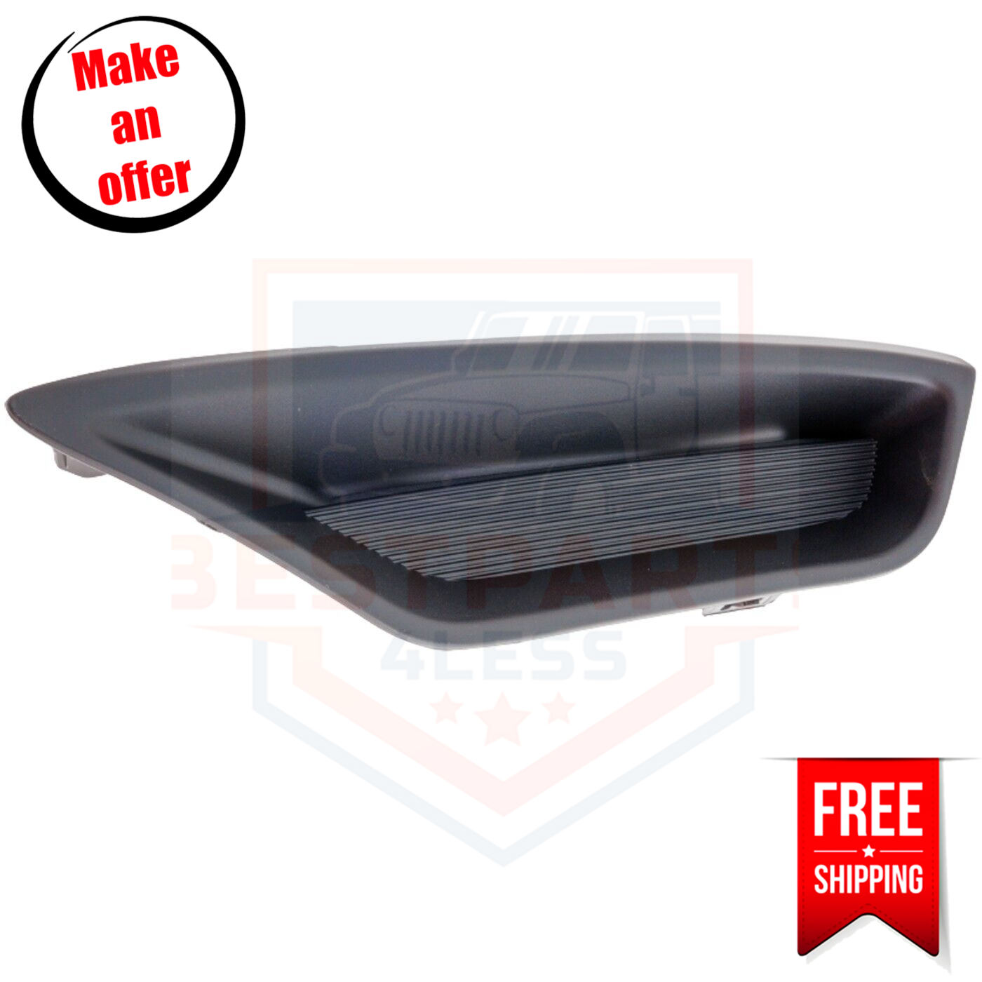 Front Bumper Grille 531280E050 left side textured for 20-22 Lexus RX350 ...