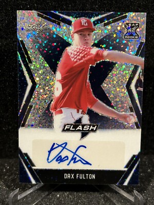 2020 Leaf Flash Blue /50 Dax Fulton #BA-DF1 Auto Miami Marlins | eBay