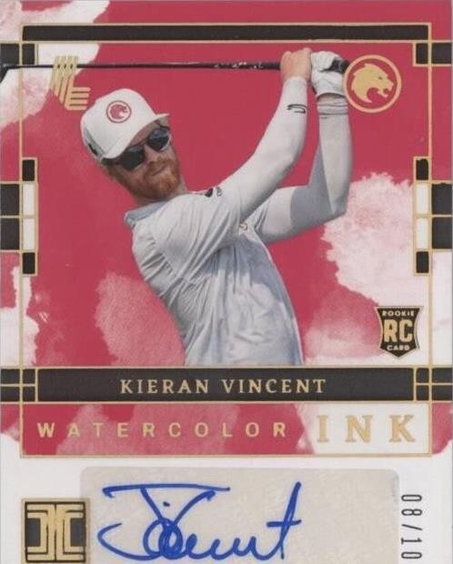 2024 Panini Impeccable Liv Golf - Watercolor Signatures Kieran Vincent ...