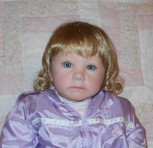 Monique JESSICA Doll Wig SIZE 14/15 BLONDE Baby/Toddler W/Baby Curls ...