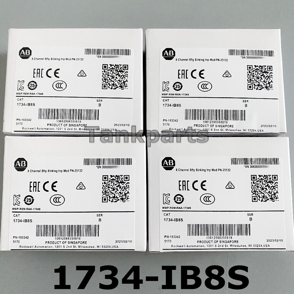 1734-IB8S AB Ser B 8 Channel Sfty Sinking Input Module New Sealed ...