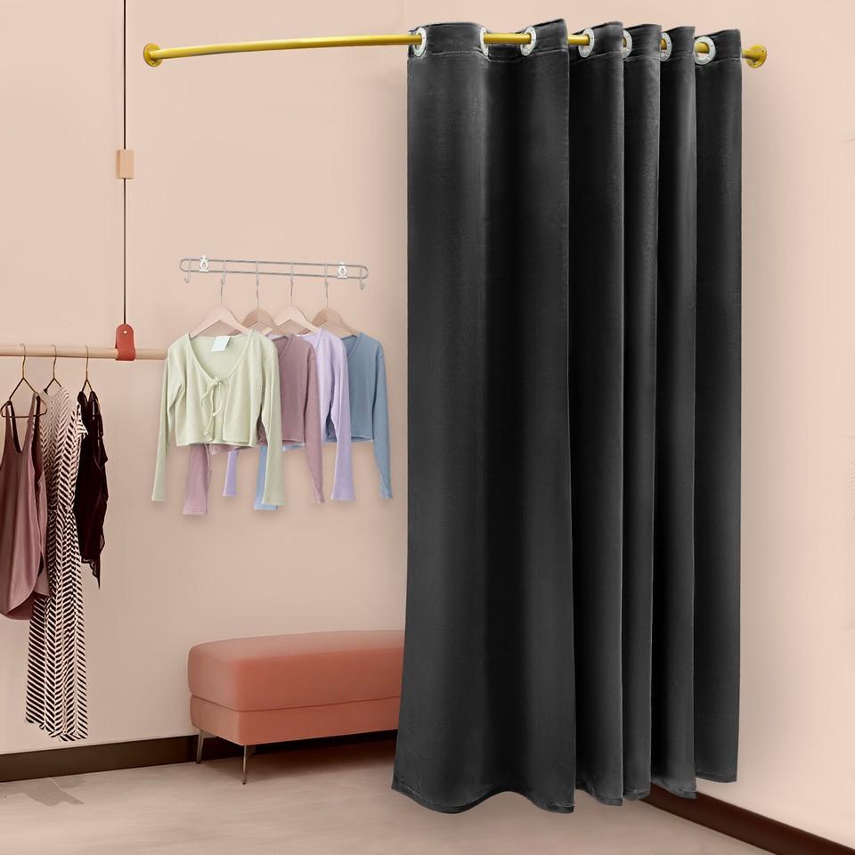 C-Shaped Privacy Protection Changing Room for Corners, Wall-Mounted ...