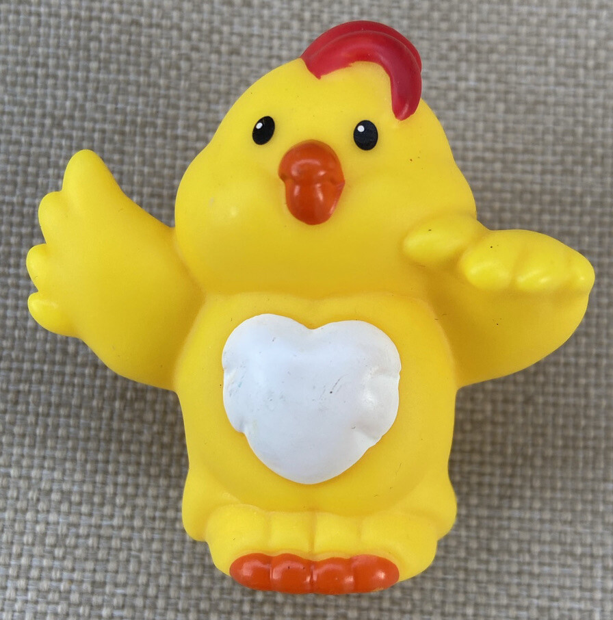 MATTEL FISHER PRICE LITTLE PEOPLE FARM ANIMALS - YELLOW CHICKEN 2010 | eBay