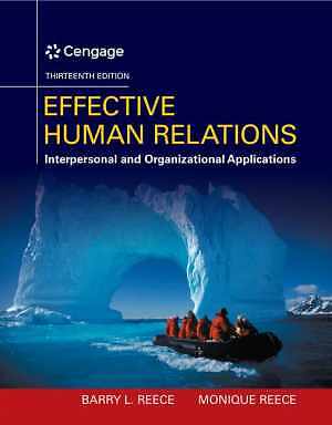Effective Human Relations: - Hardcover, by Reece Barry; Reece - Very ...