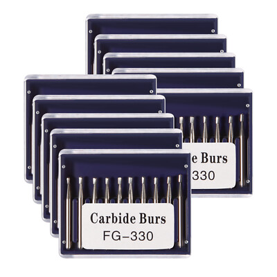 Dental Carbide Burs Tungsten Steel Bur FG # 330 Pear for High Speed ...