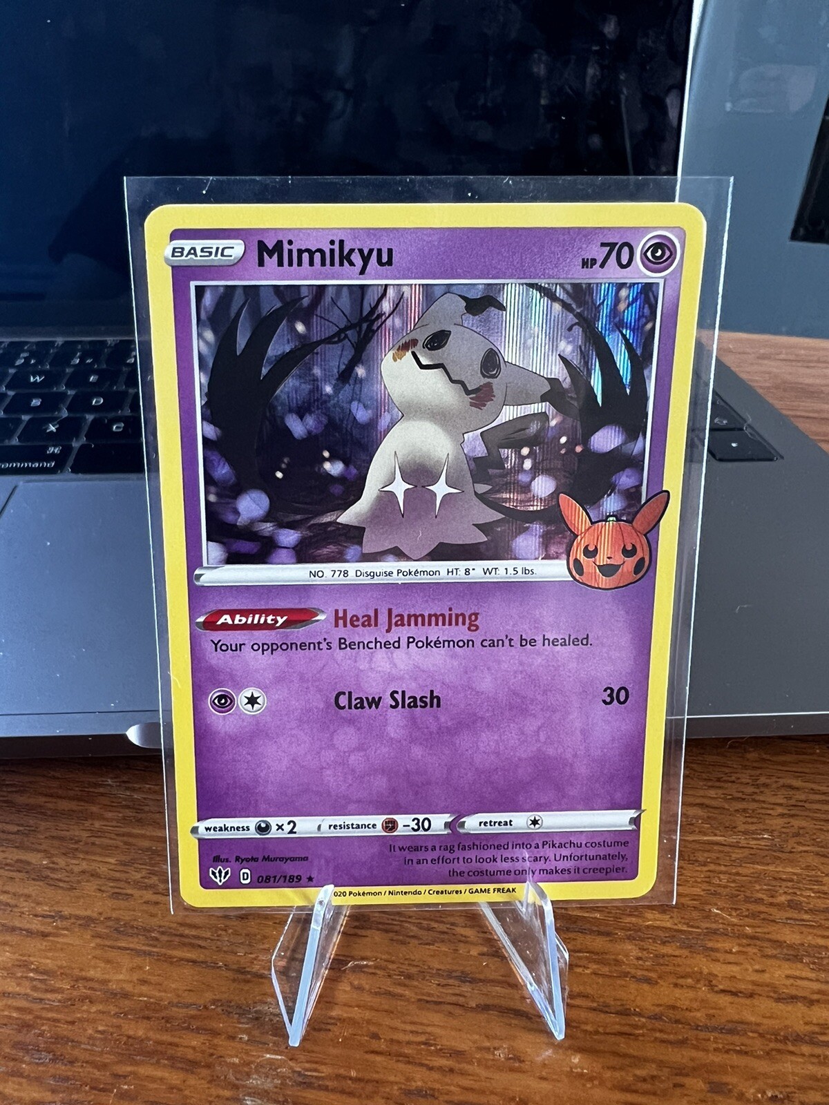 Pokemon - 081/189 - Mimikyu - Trick or Trade 2022 USA Exclusive HOLO ...