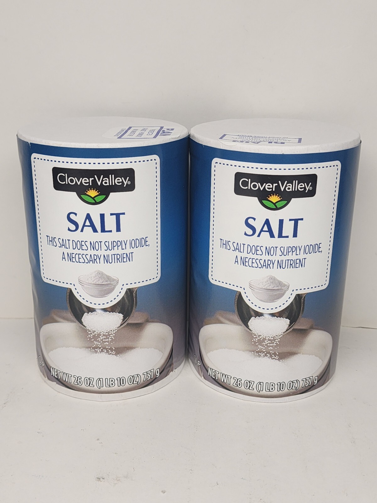Clover Valley Salt Regular Salt - 26 oz 2 Pack Free Shipping | eBay