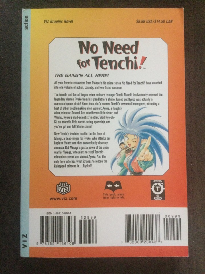 No Need for Tenchi Volume 1 By Hitoshi Okuda (Viz, 2004) Reprint | eBay
