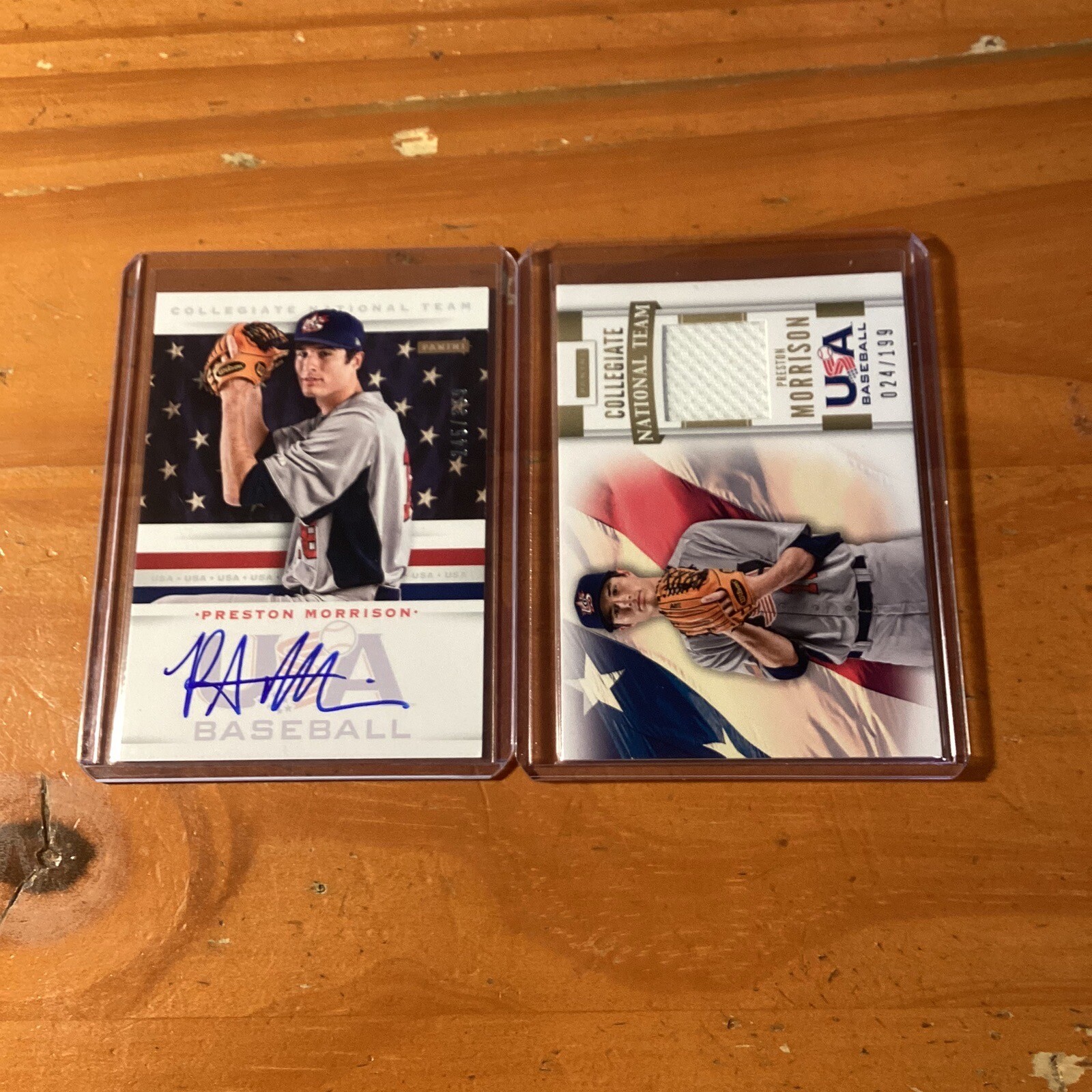 2013 Panini USA Baseball Preston Morrison Autograph Card /399 ...