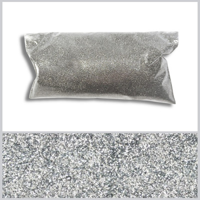 Chrome Silver Extra Fine Glitter - .004'' Premium Polyester, Solvent ...