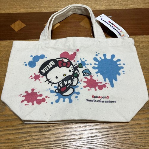 Brand new, unused Hello Kitty lunch tote Splatoon 2 Sanrio Characters ...