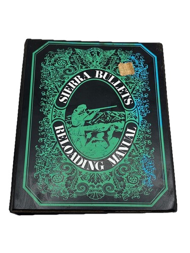 1971 SIERRA BULLETS RELOADING Reference MANUAL Ring Binder Pistol Rifle ...