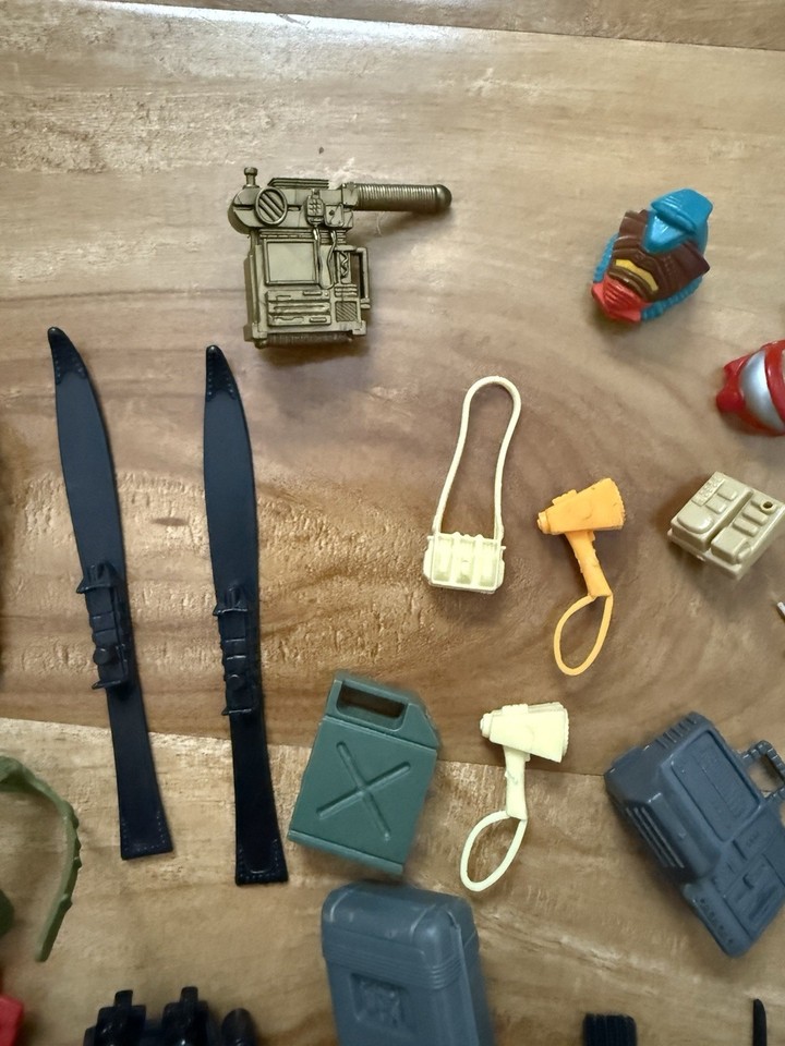 Lot of 30 Vintage GI Joe 1980s ARAH Backpacks, Helmet, Random Parts ...