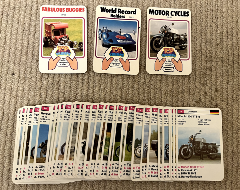 VINTAGE TOP TRUMPS Cards Super Condition You Choose - GREAT GIFT FOR ...