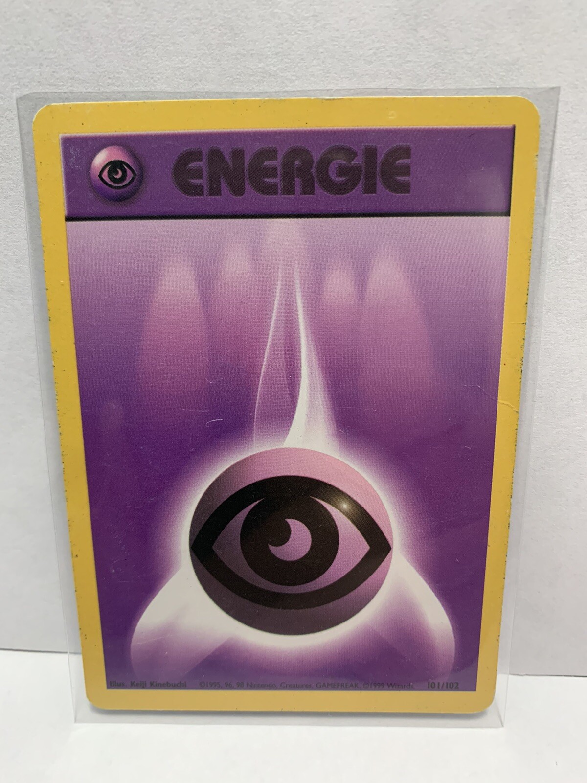 Psychic Energy 101/102 Base Set DUTCH French Energie Pokemon Card LP/NM ...