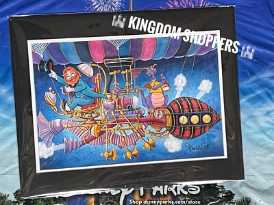 2024 Disney Parks Michelle St. Laurent Figment Dreamfinder Epcot Print ...