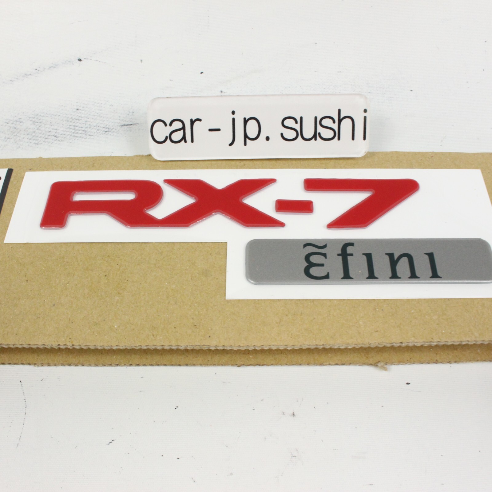 Mazda Genuine Rx-7 Fd3s Efini Red Rear Badge Emblem RARE Item JDM for ...