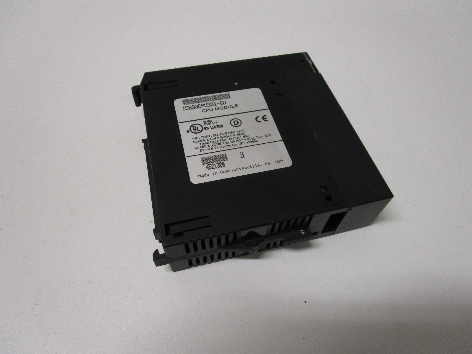 GE / FANUC IC693CPU331-CD CPU MODULE - USED - FREE SHIPPING | eBay