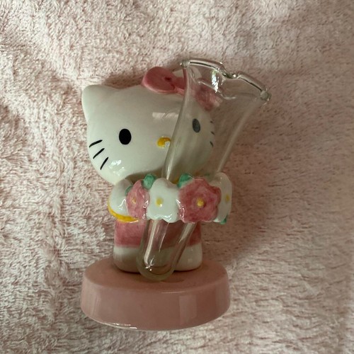 Hello Kitty ceramic doll figure flower vase Sanrio 1996 from Japan ...