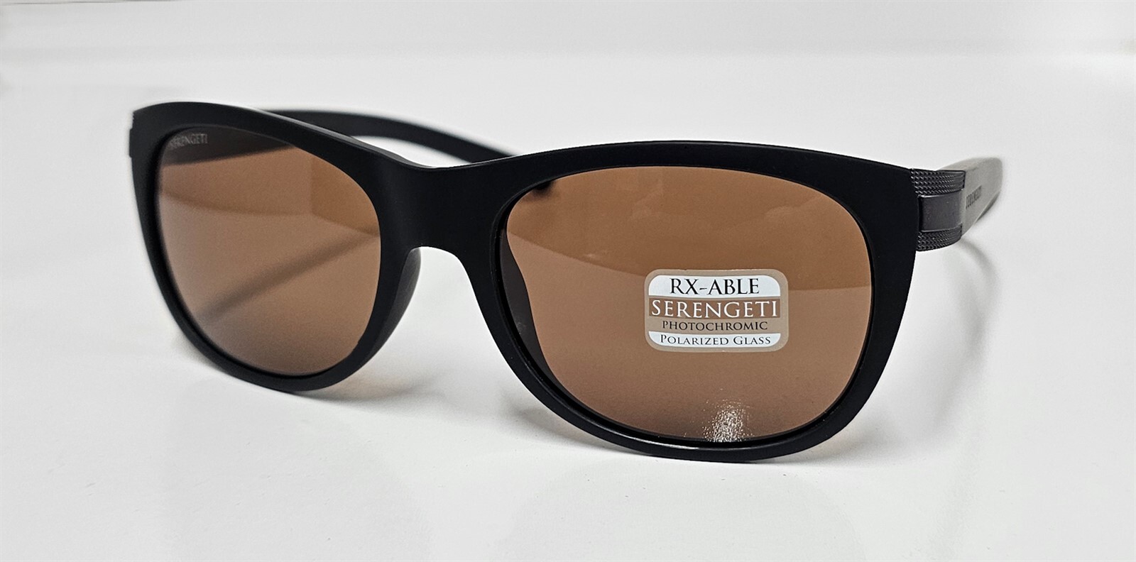 Serengeti 8598 Scala Sunglasses Polarized Driver Glass Lens Satin Black NIB