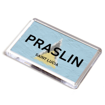 FRIDGE MAGNET - Praslin - Saint Lucia Flag | eBay UK
