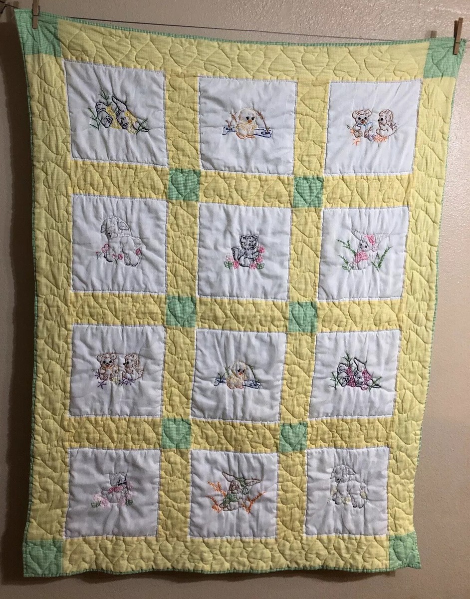 Embroidered Quilt Designs Tilda Basics Quilt KIT: Bouquet Embroidery