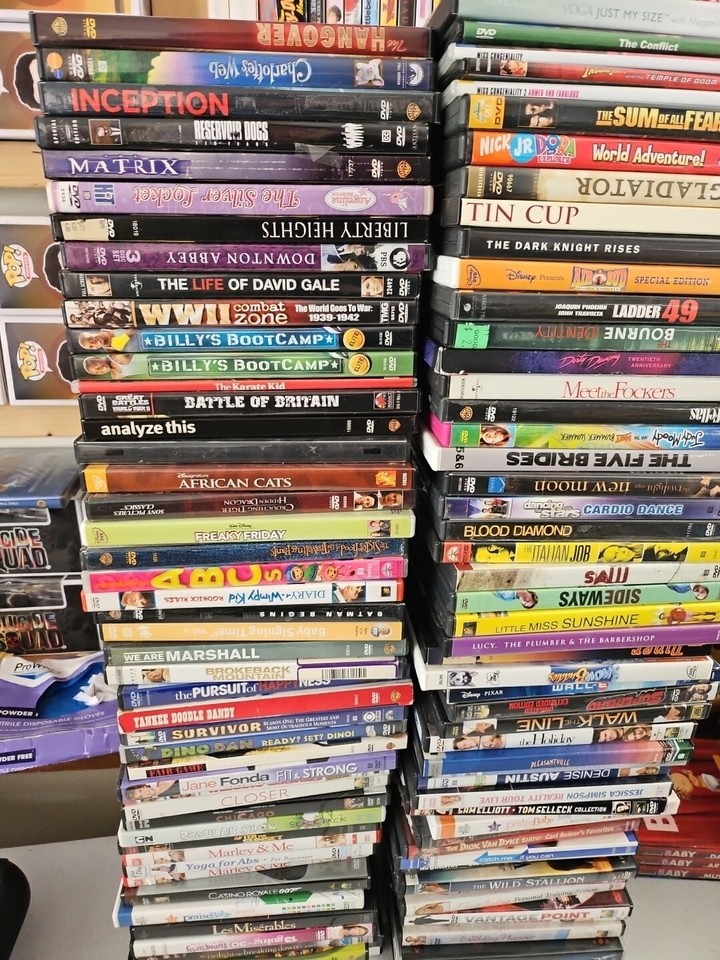Personal Collection Lot Of 100+ Dvds From Estate Sale See Pics Trl8#39 ...