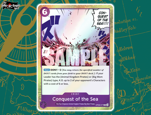 OP08-077 - Conquest of the Sea | ONE PIECE Card Game | eBay