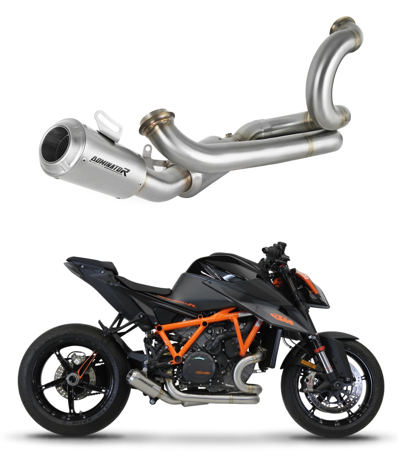 1290/1390 Super Duke 2020 - 2024 Exhaust Silencer GPS Header Pipe ...