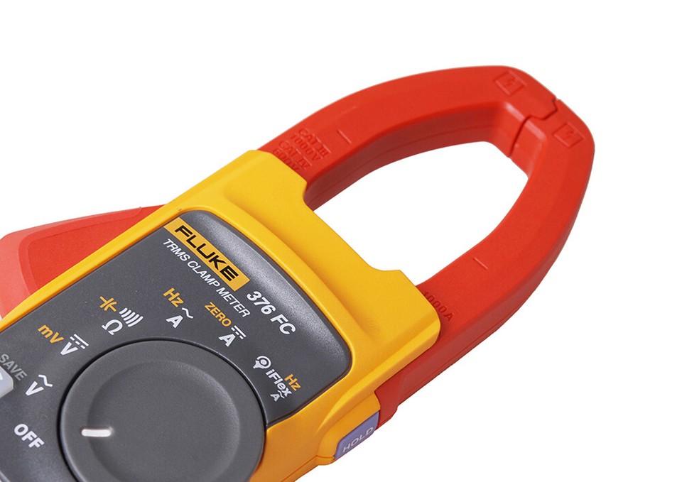 Fluke 376 FC True-RMS AC/DC Volt Ohm Amp Clamp Meter WIFI Connection ...