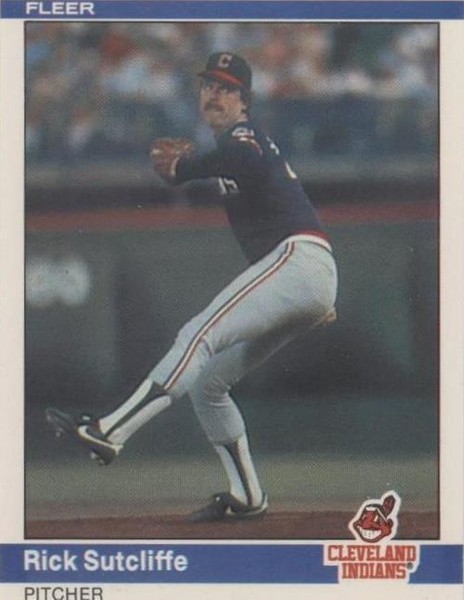 1984 Fleer - #551 Rick Sutcliffe for sale online | eBay