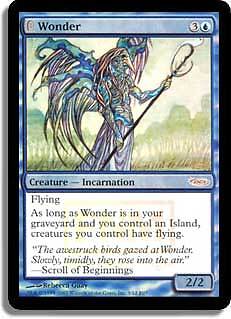 Wonder (FNM) FOIL Promo PLD Creature Special MAGIC THE GATHERING CARD ...