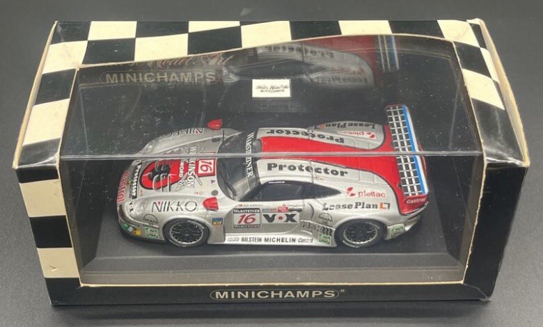 Minichamps 1/43 Porsche 911 GT1 Le Mans 1997 Rook Team Ortelli Mcnish ...