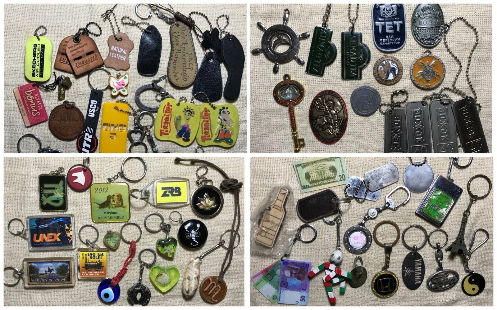 Lots of Vintage & Modern Keychains Key Rings Mix by Your Choice | eBay