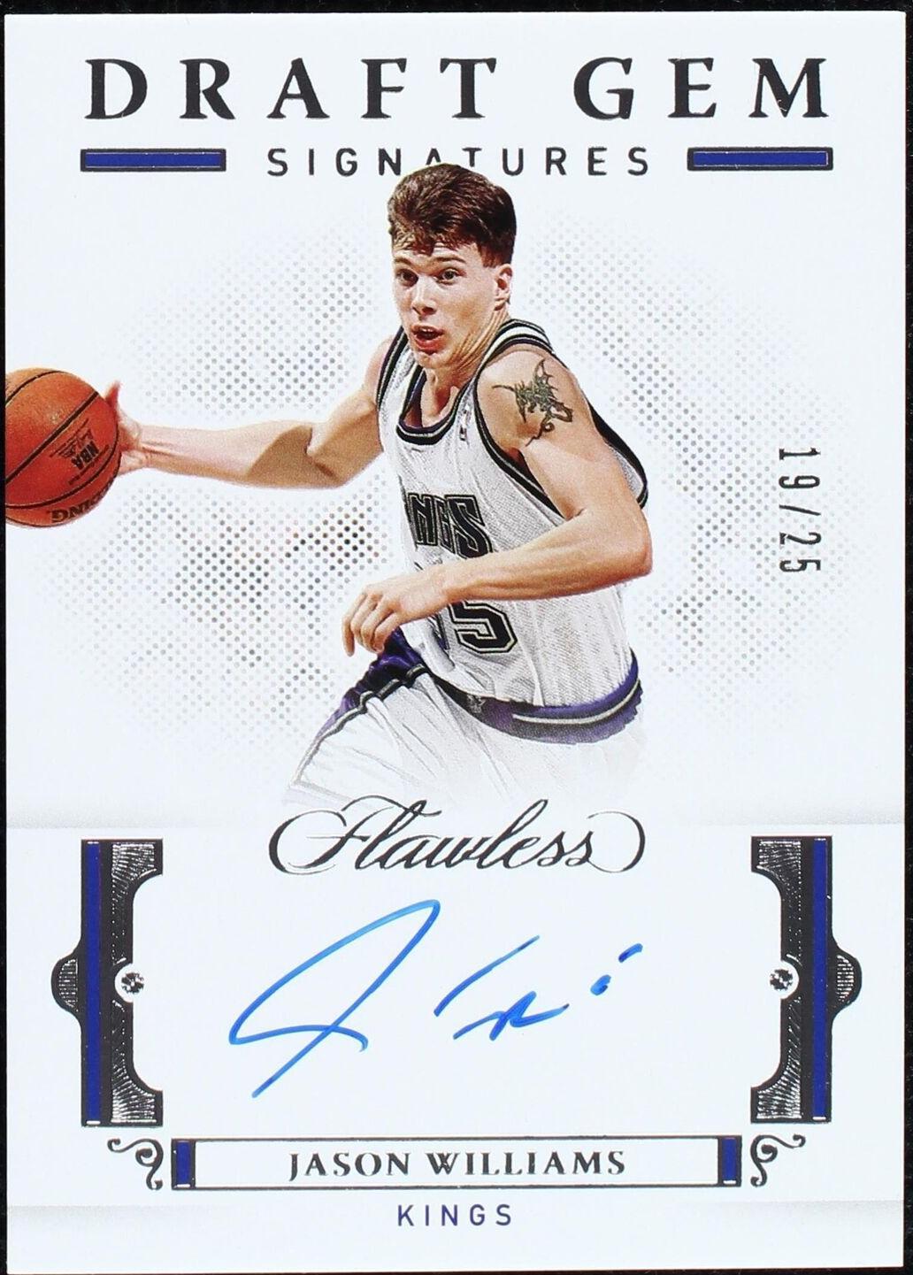2020-21 Panini Flawless - Draft Gem Signatures Jason Williams #DG-JWL /25 (AU) for sale online ...