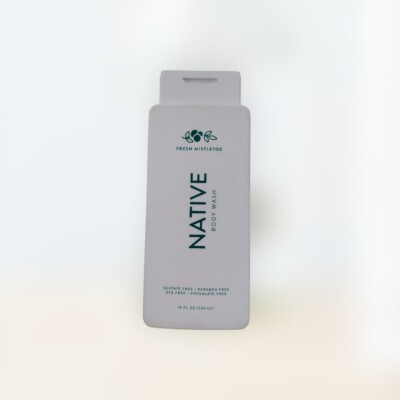 Native FRESH MISTLETOE Body Wash Shower Gel 18 fl oz Holiday Limited ...