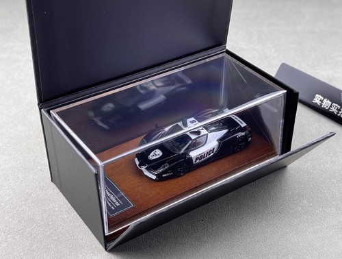 Finclassically 1:64 Police Enzo Racing Sports Model Diecast Metal Car ...