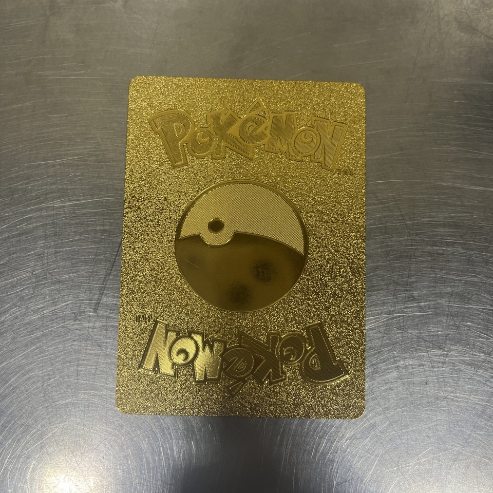 Meowth Vmax Gold Foil Fan Art Vinyl Textured Collector Pokemon TCG Card ...