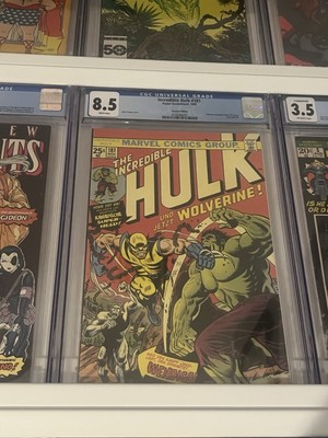 Incredible Hulk #181, CGC 8.5 1999 German Reprint - Wolverine | eBay