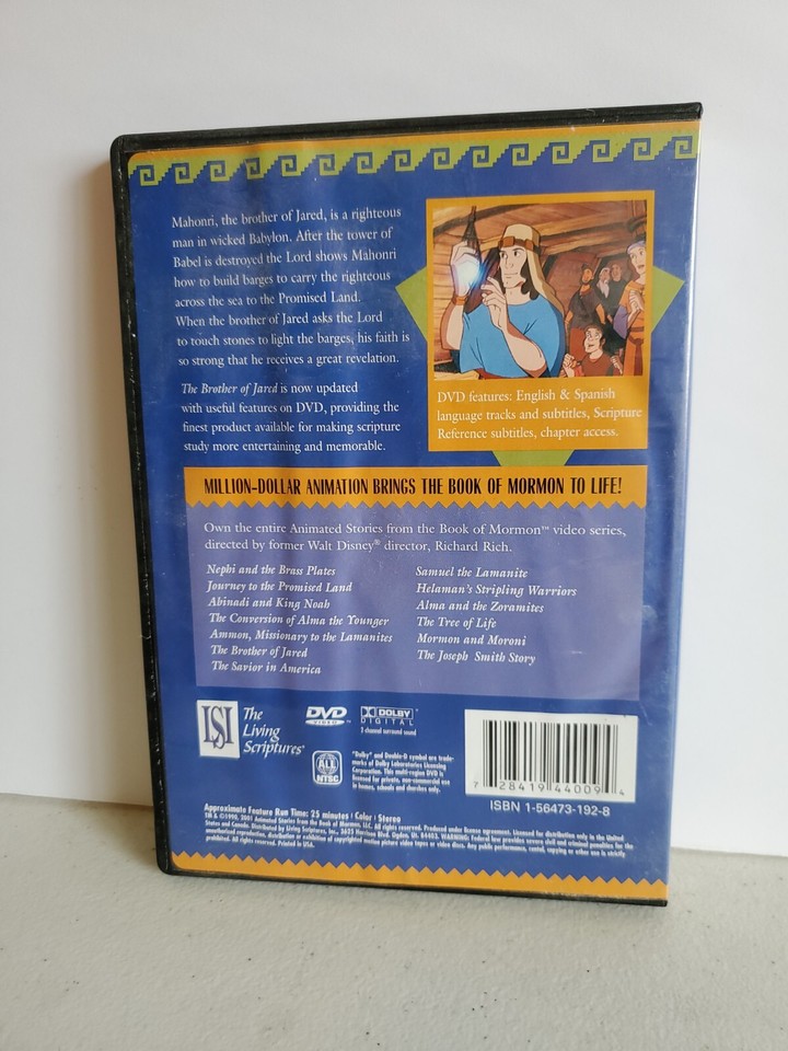 The Brother of Jared- Animated Stories from the Book of Mormon - DVD ...