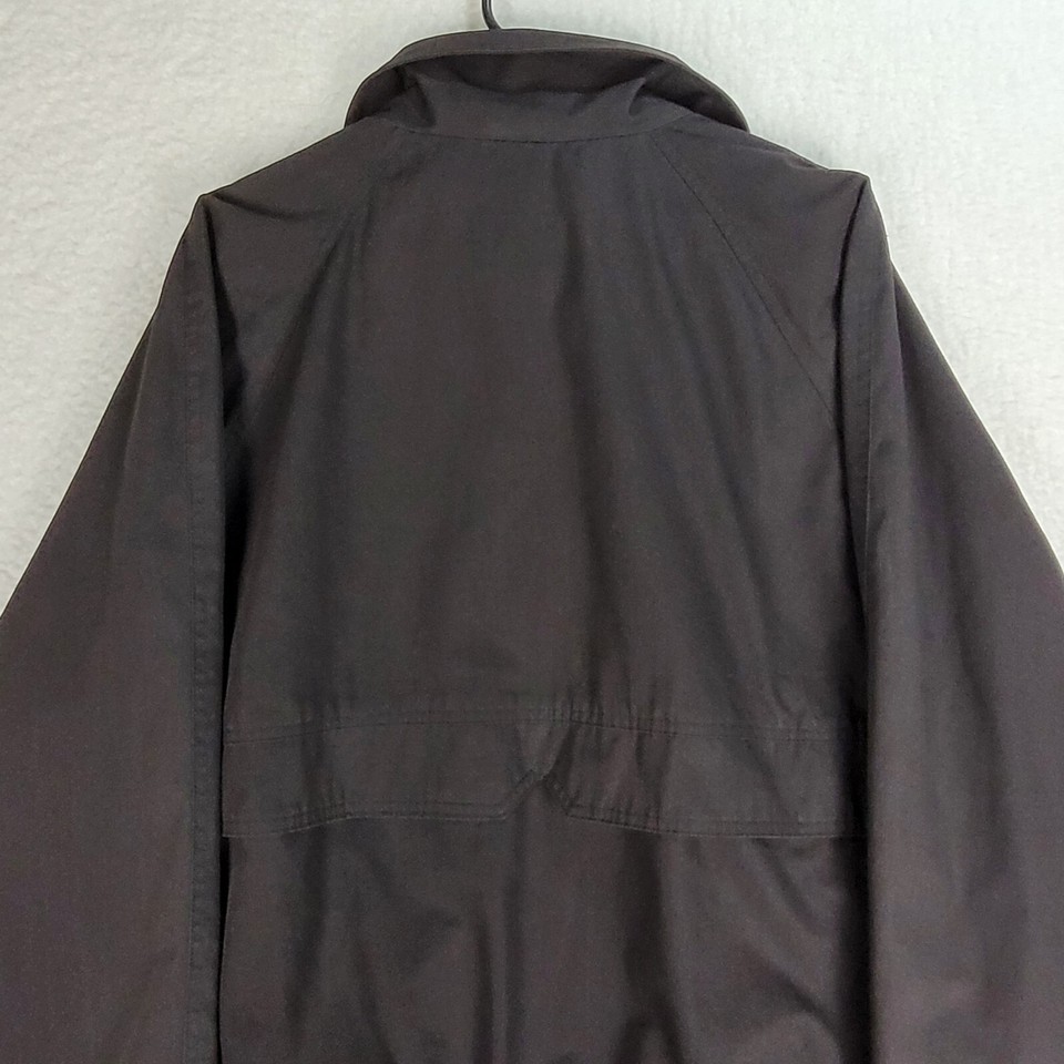 Men's Large Turning Point Black Midweight Jacket Personalized 'Canada ...