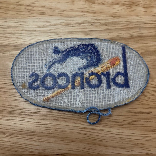 BOISE STATE BRONCOS BASEBALL Embroidered Sew-On/Iron-On 4.5" x 2.5 ...