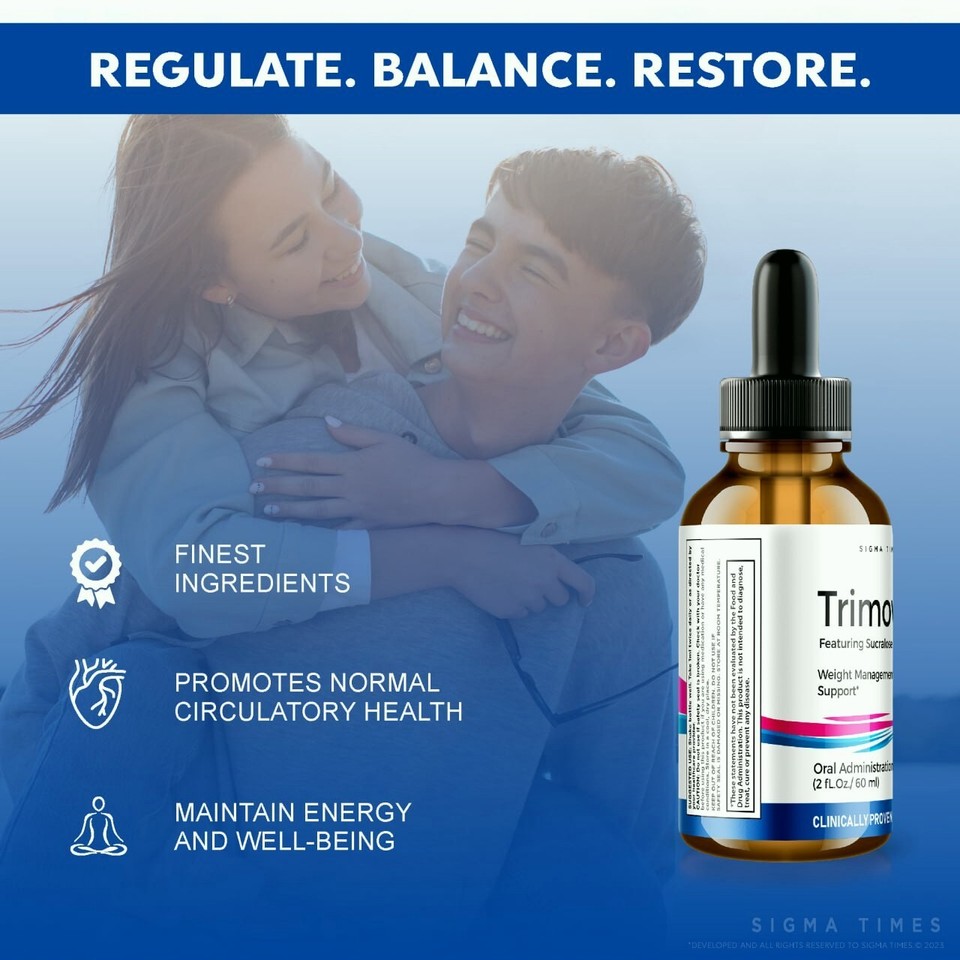 Trimova Weight Loss Drops for Burning Excess Fat & Boosting Energy - 5 ...