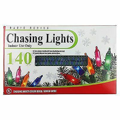 Set of 140 Indoor Multi-color Holiday String Chasing Lights for sale ...