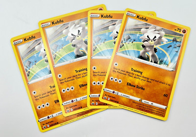 Pokémon Cards Chilling Reign 2021 Kubfu Playset 093/198 4x x4 | eBay